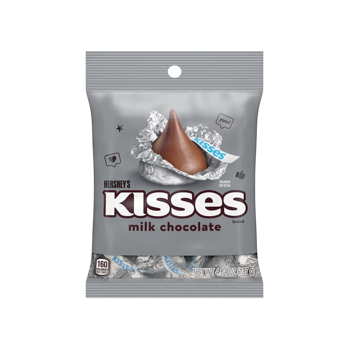 Chocolates Leche Kisses Hershey's 137 g – KiosClub
