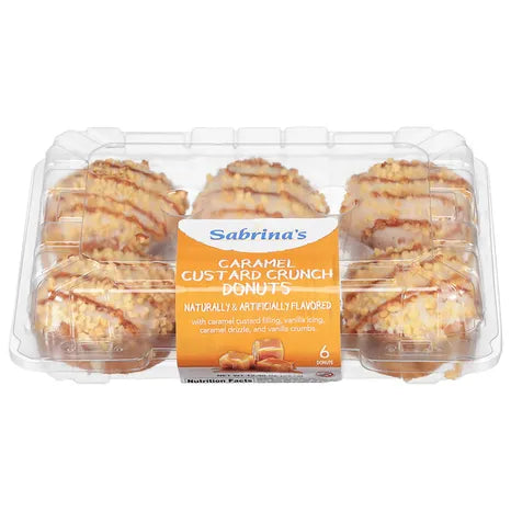 Mini Donuts Caramel Custard Crunch Sabrina's 354 g – KiosClub